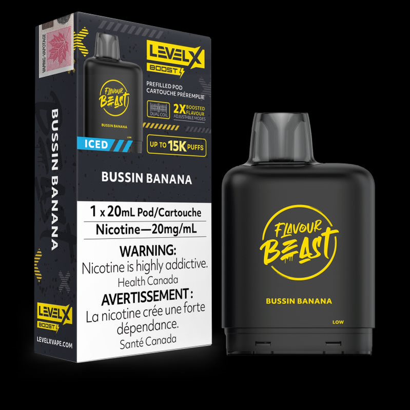 Level X Flavour Beast Boost Pod 20mL (25K Puffs) ***HARMONIZED STAMPED ...